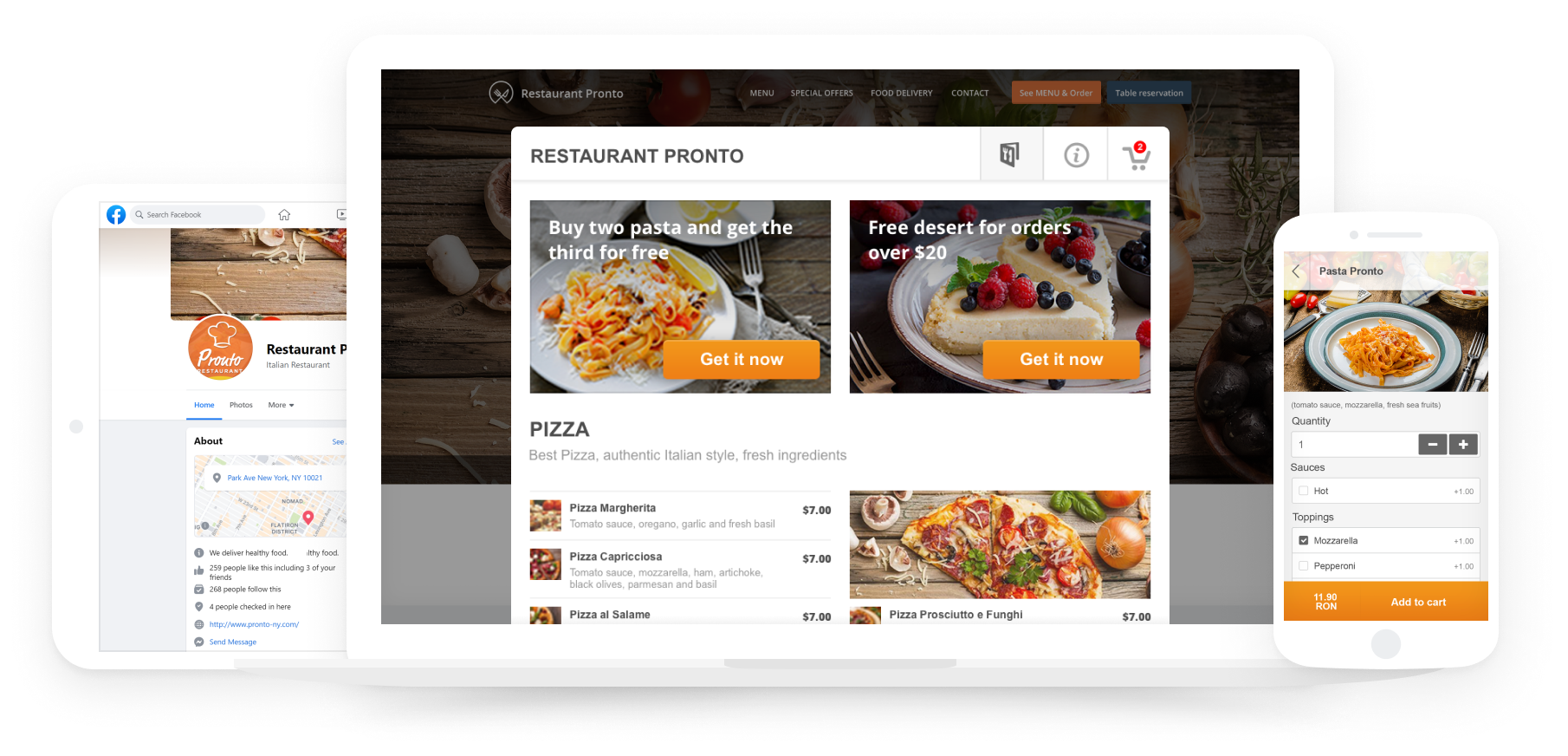 Restaurant Web App - Web Design & Digital Marketing in UAE | Cybrex
